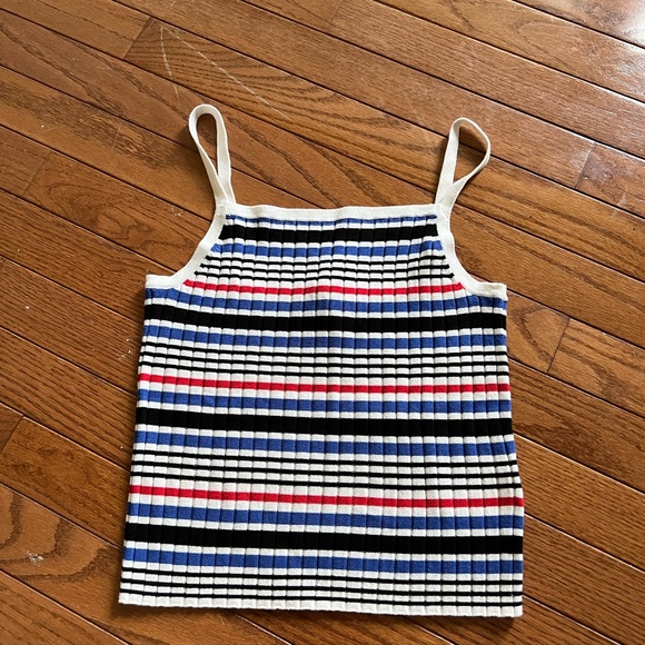 Divided | Tops | Red White Blue Stripped Tank | Poshmark